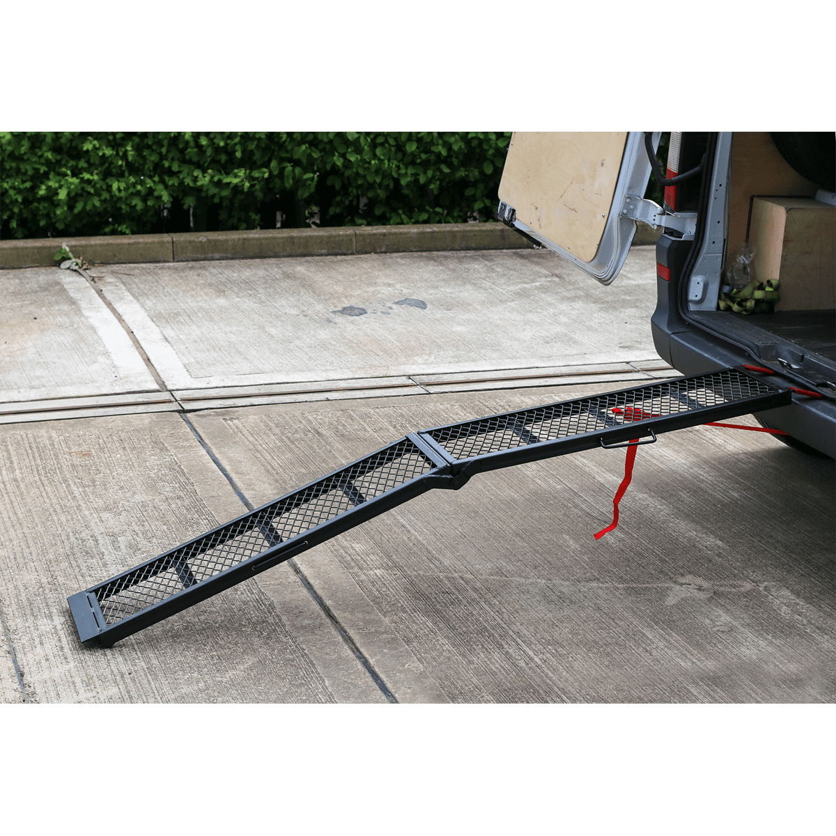 Steel Mesh Folding Loading Ramp 360kg Capacity