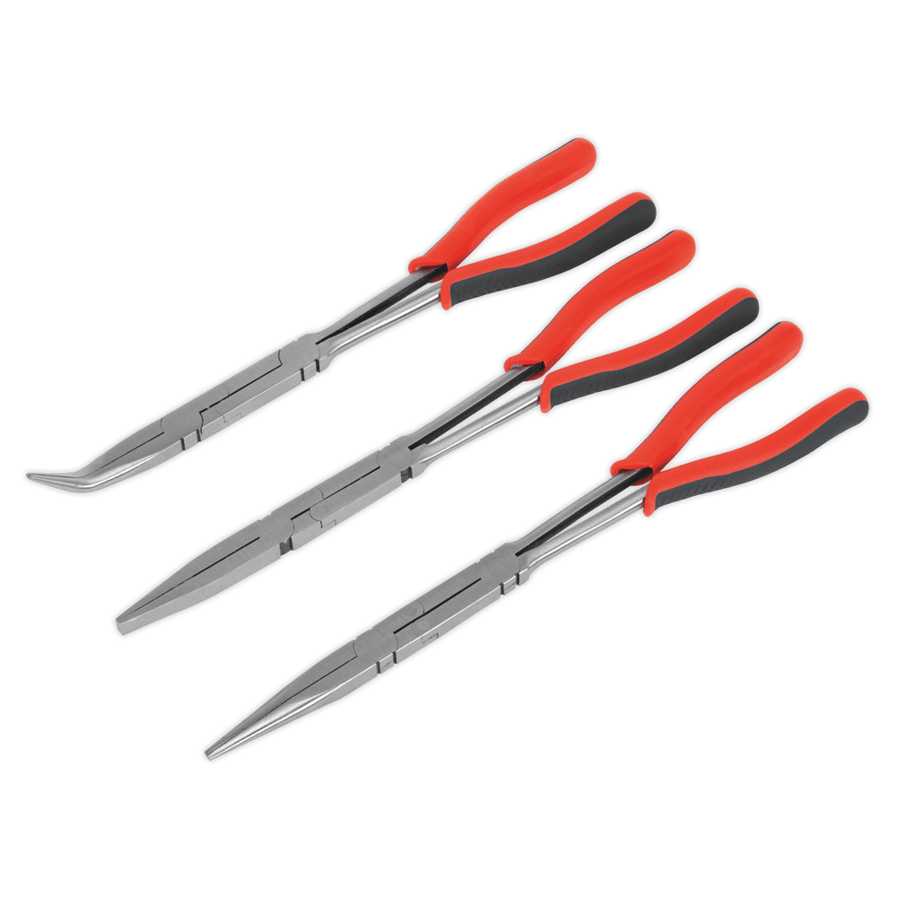 Double Joint Pliers Set 3pc Long Reach 335mm