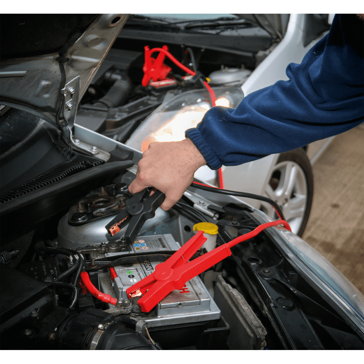 Booster Cables 16mm² x 3m 400A with Electronics Protection