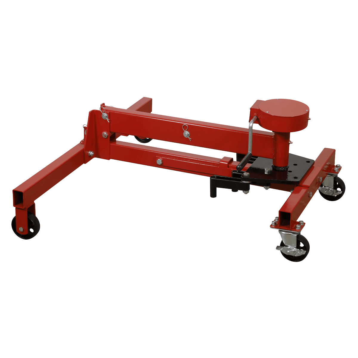 Folding 360º Rotating Engine Stand with Geared Handle Drive, 450kg Capacity