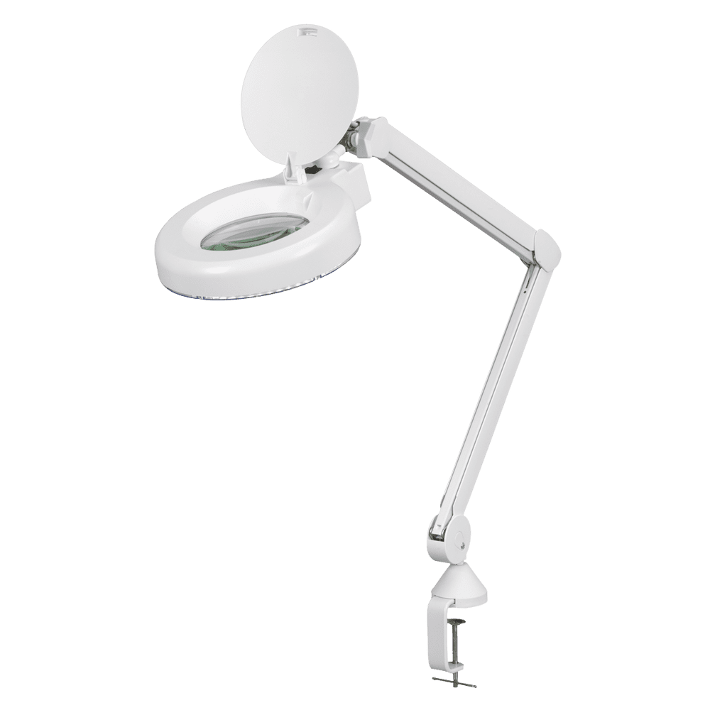 Bench Mounting Magnifying Worklight 48 SMD LED 230V