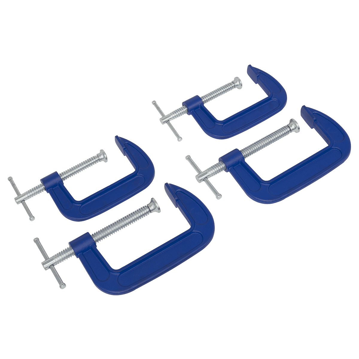 G-Clamp Set 75mm & 100mm - 4pc