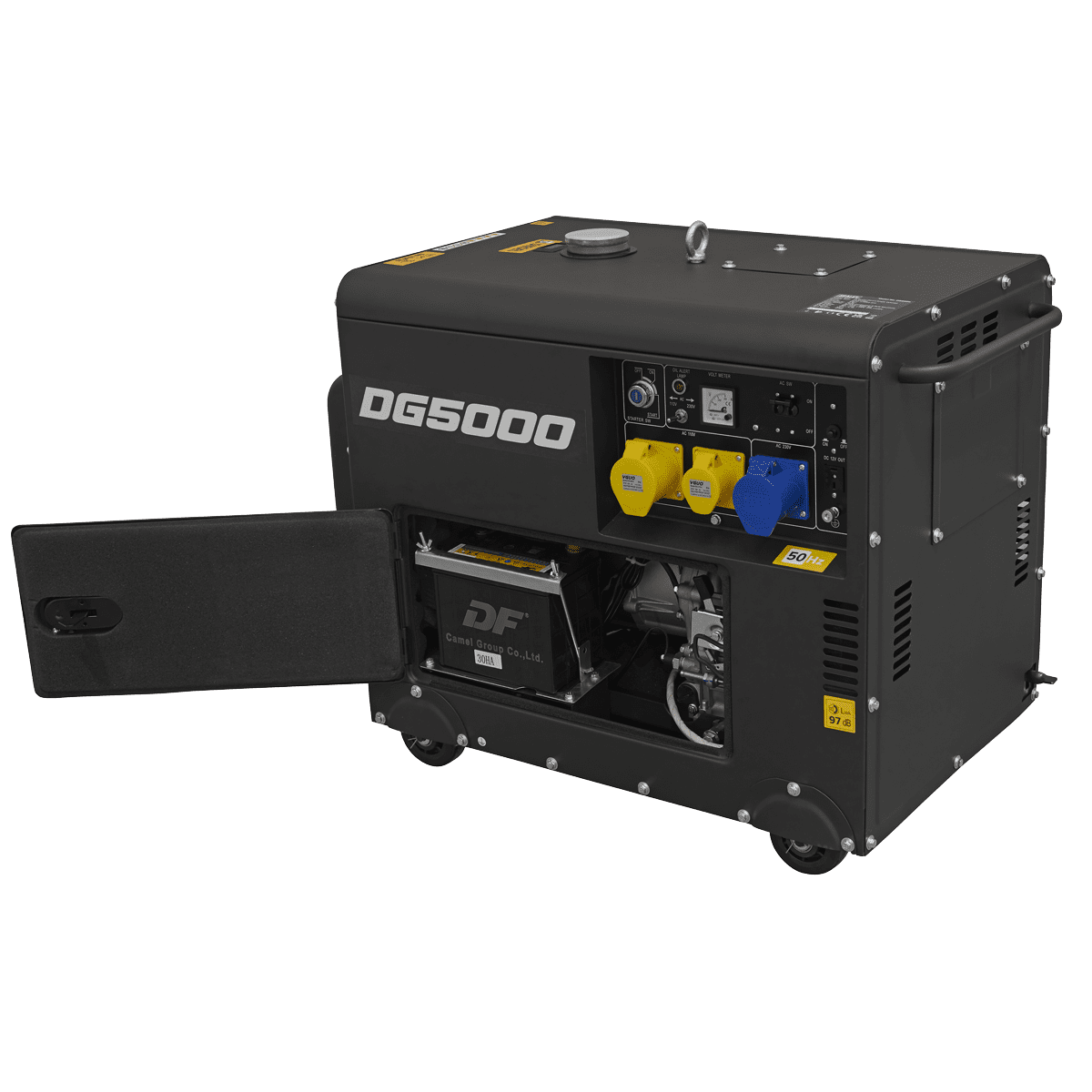 Diesel Generator - 4-Stroke Engine 5000W 110/230V