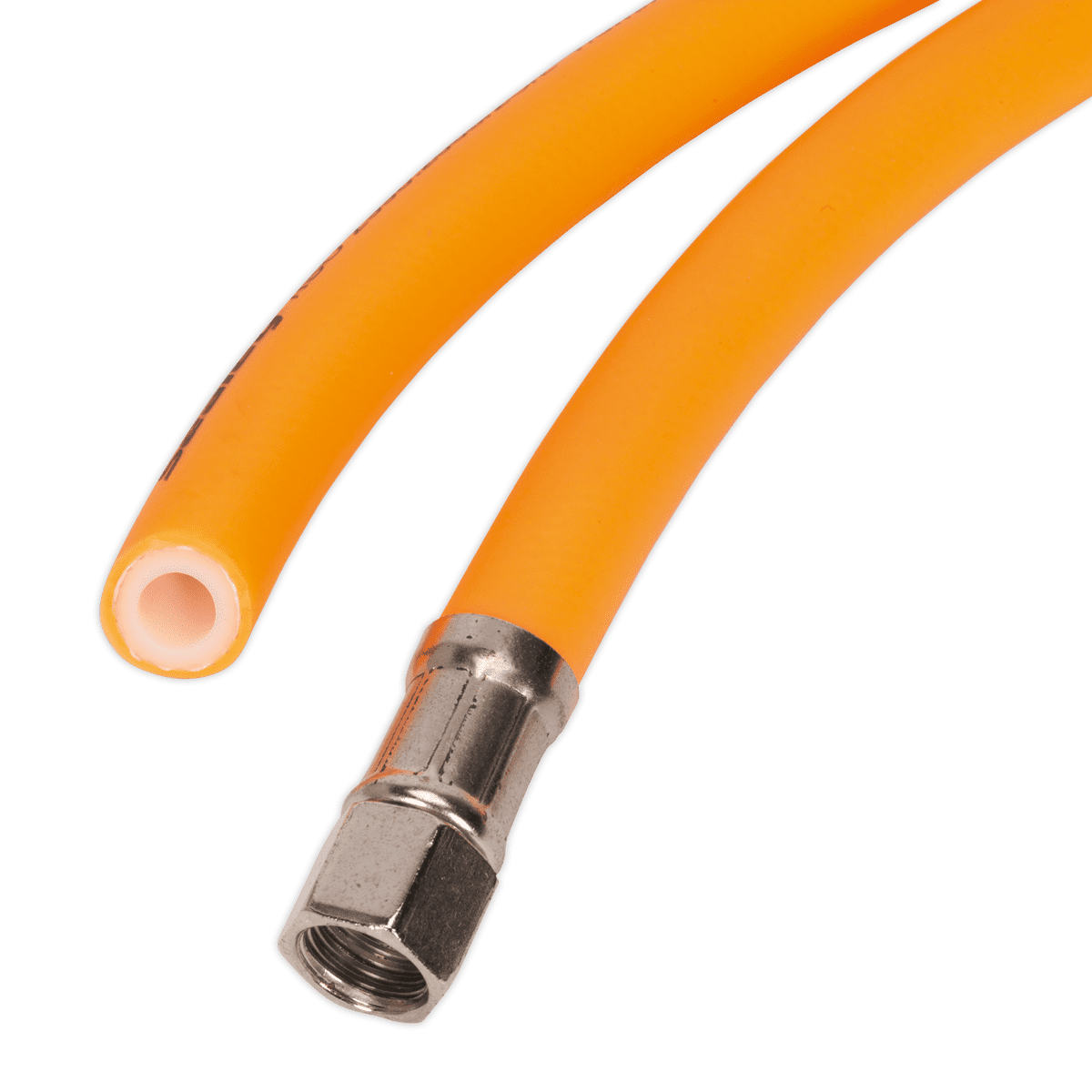 Air Hose 5m x Ø8mm Hybrid High-Visibility with 1/4"BSP Unions