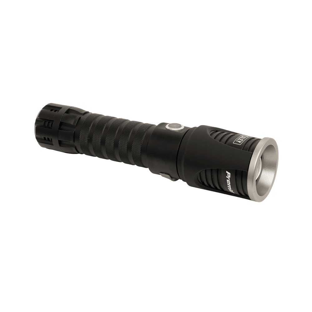 Aluminium Torch 5W SMD LED Adjustable Focus Rechargeable with USB Port