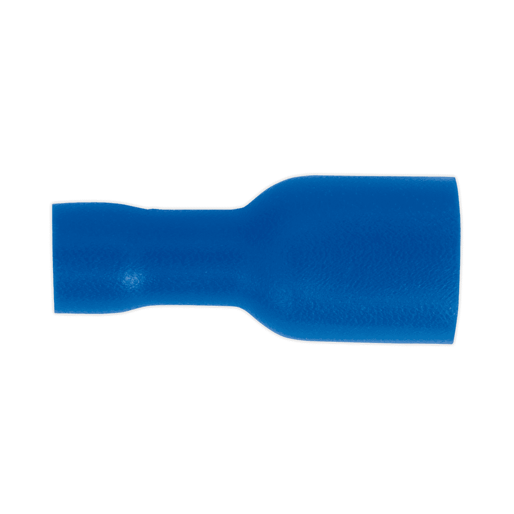 Fully Insulated Terminal 6.3mm Female Blue Pack of 100
