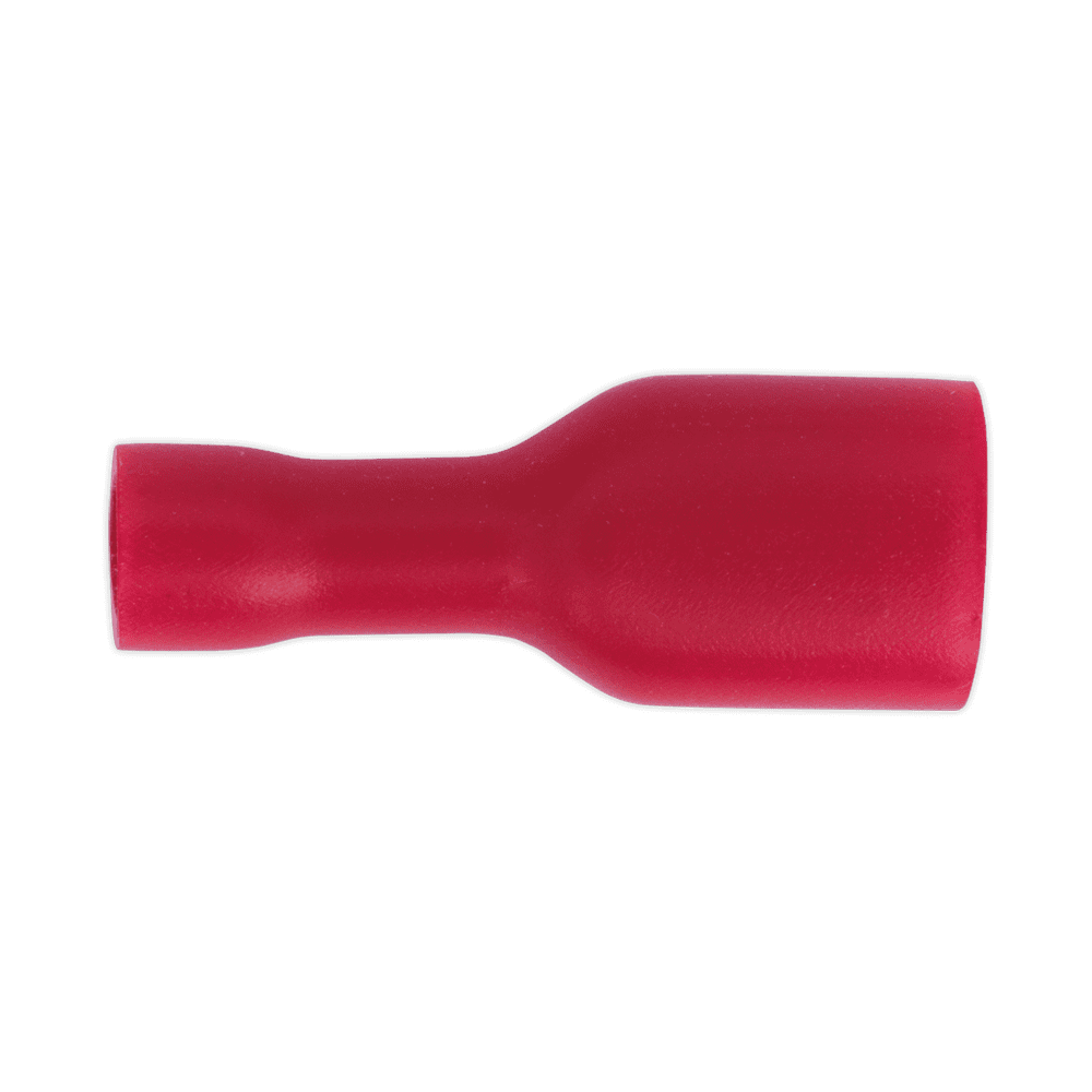 Fully Insulated Terminal 6.3mm Female Red Pack of 100