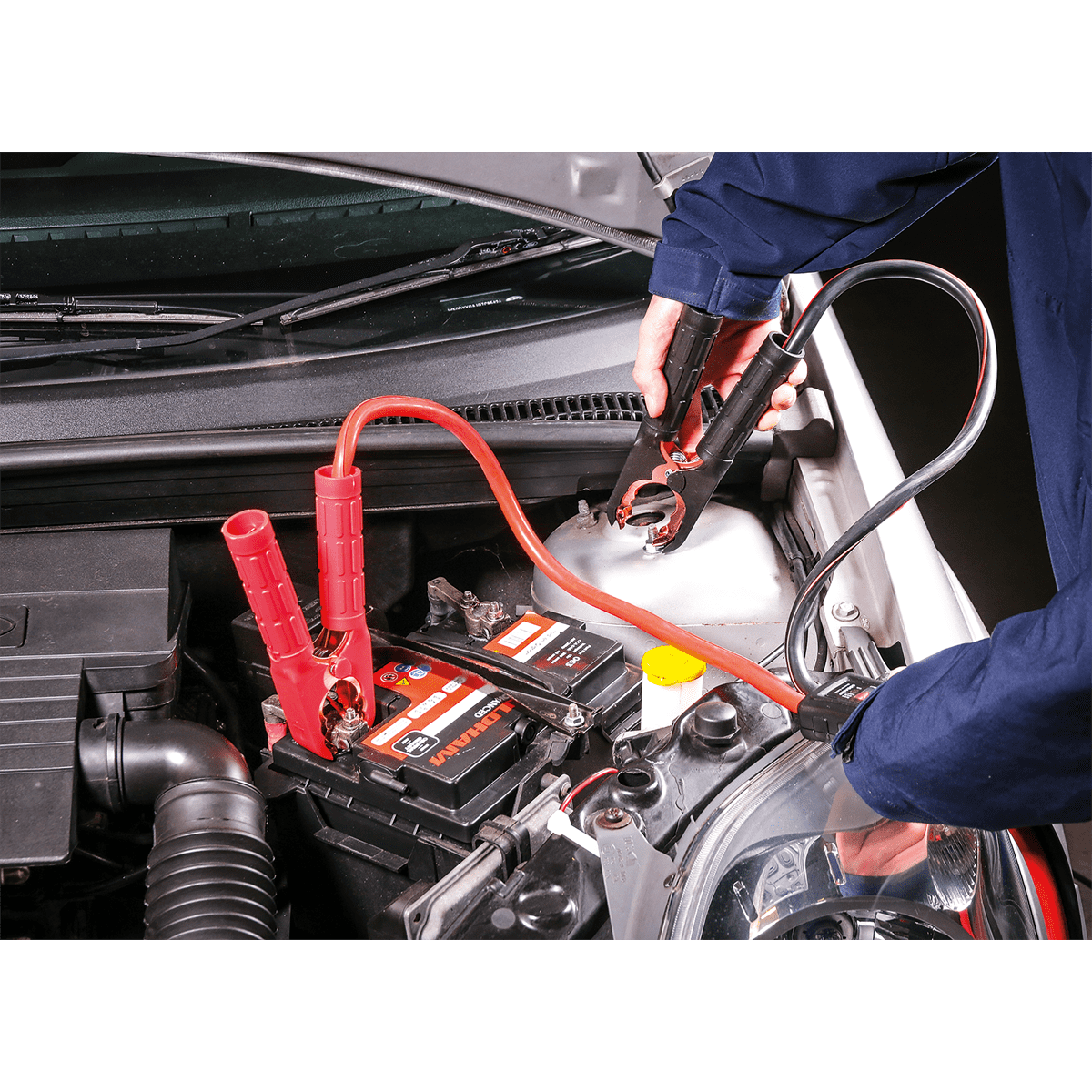 Booster Cables 25mm² x 3.5m 600A with Electronics Protection