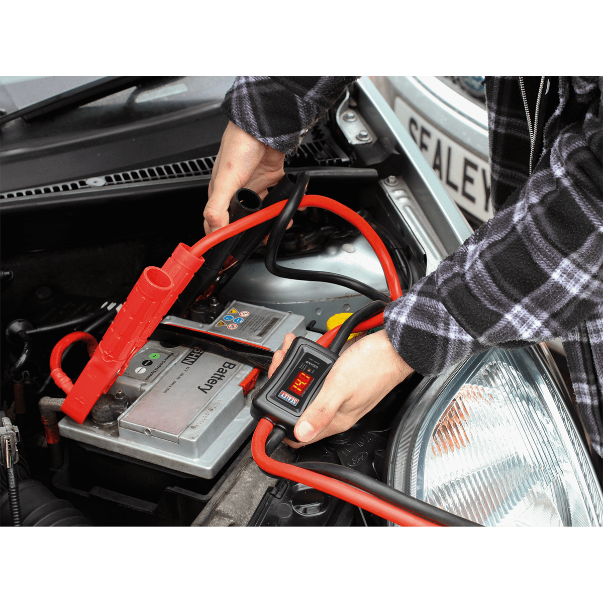 Booster Cables 25mm² x 3.5m 600A with Electronics Protection