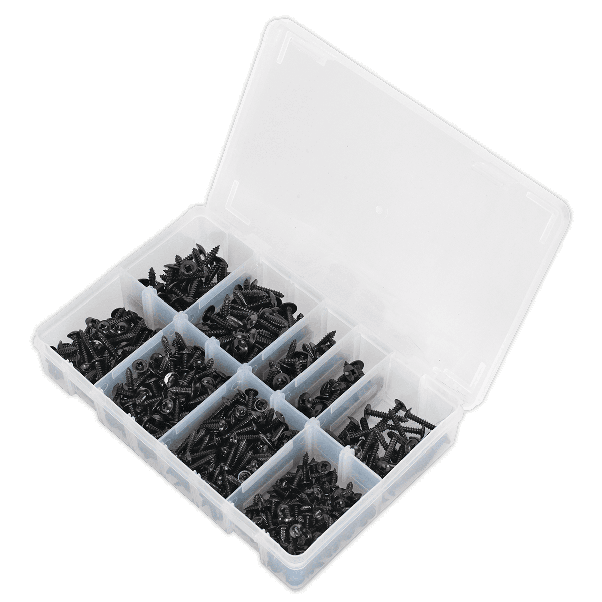Self-Tapping Screw Assortment 700pc Flanged Head