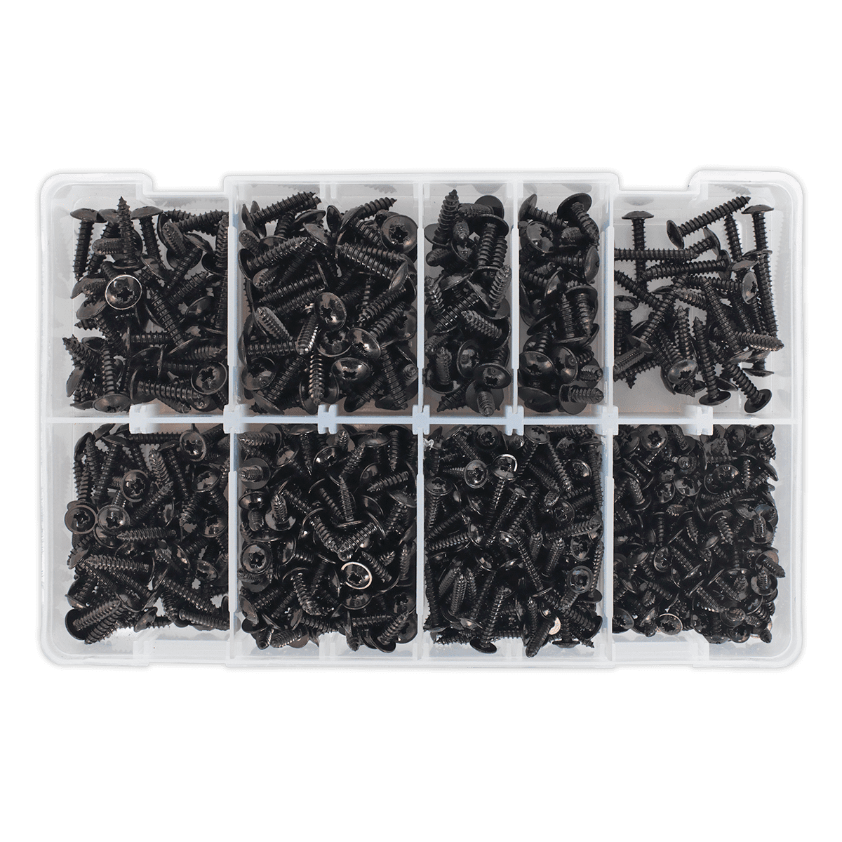 Self-Tapping Screw Assortment 700pc Flanged Head