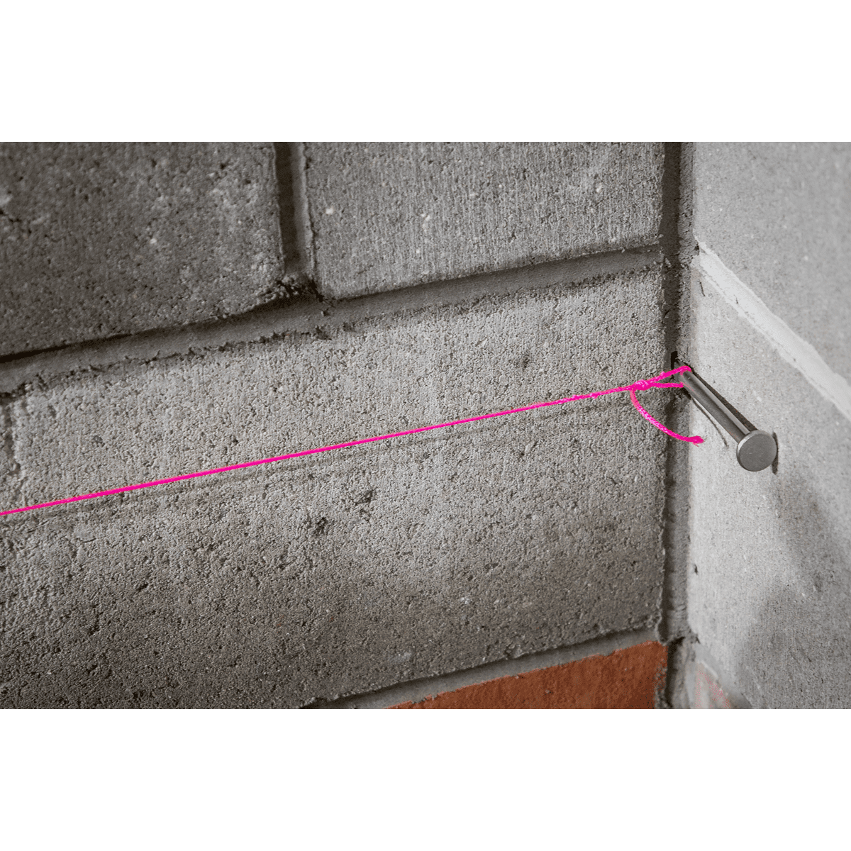 Braided Pink Nylon Brick Line - 76m