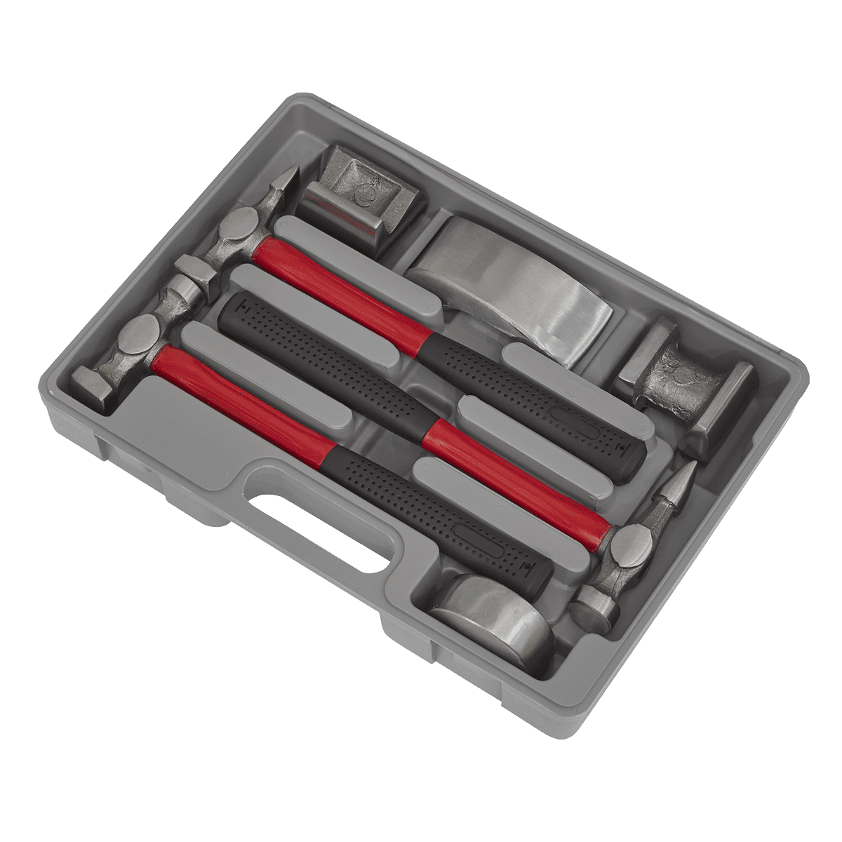 Panel Beating Set 7pc Drop-Forged Fibreglass Shafts