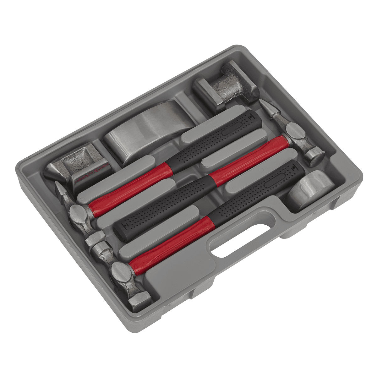 Panel Beating Set 7pc Drop-Forged Fibreglass Shafts