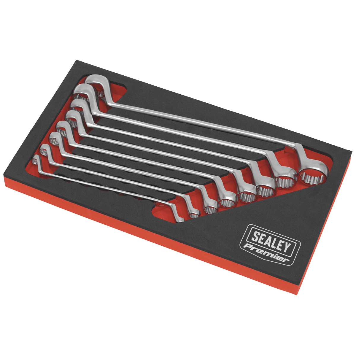 Offset Double End Ring Spanner Set 8pc Metric