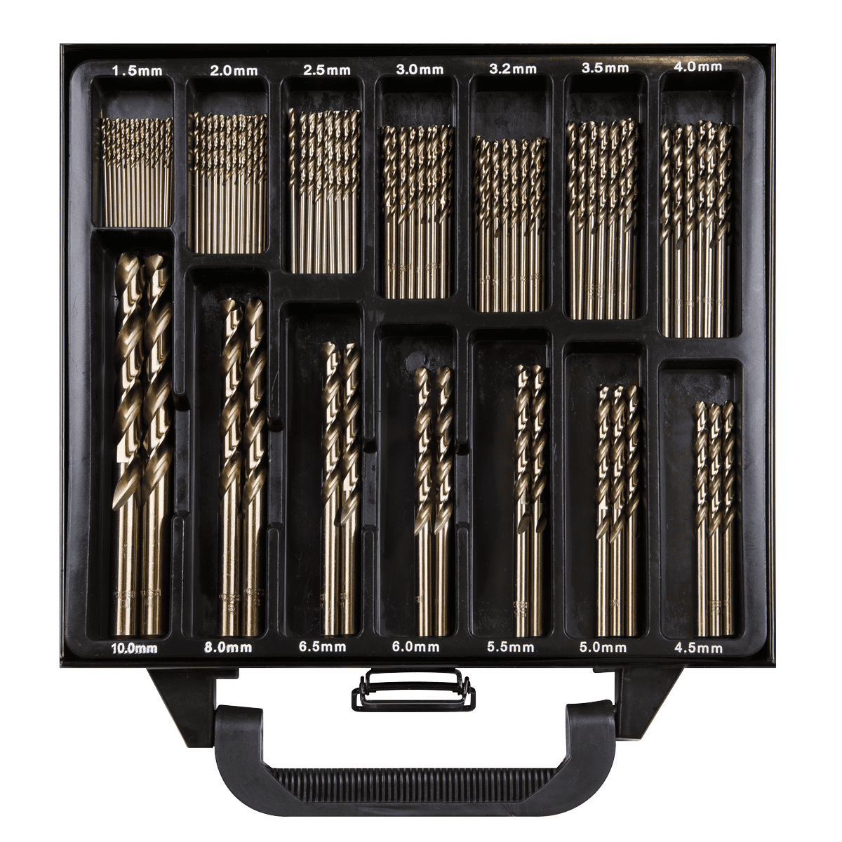 Drill Bit Set HSS Cobalt Fully Ground 99pc