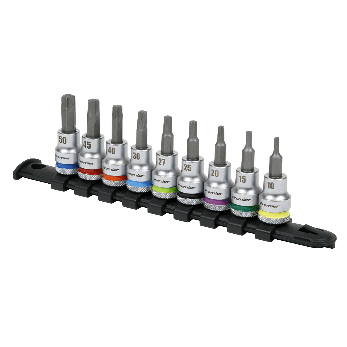 TRX-Star* Socket Bit Set 9pc 3/8"Sq Drive - Platinum Series