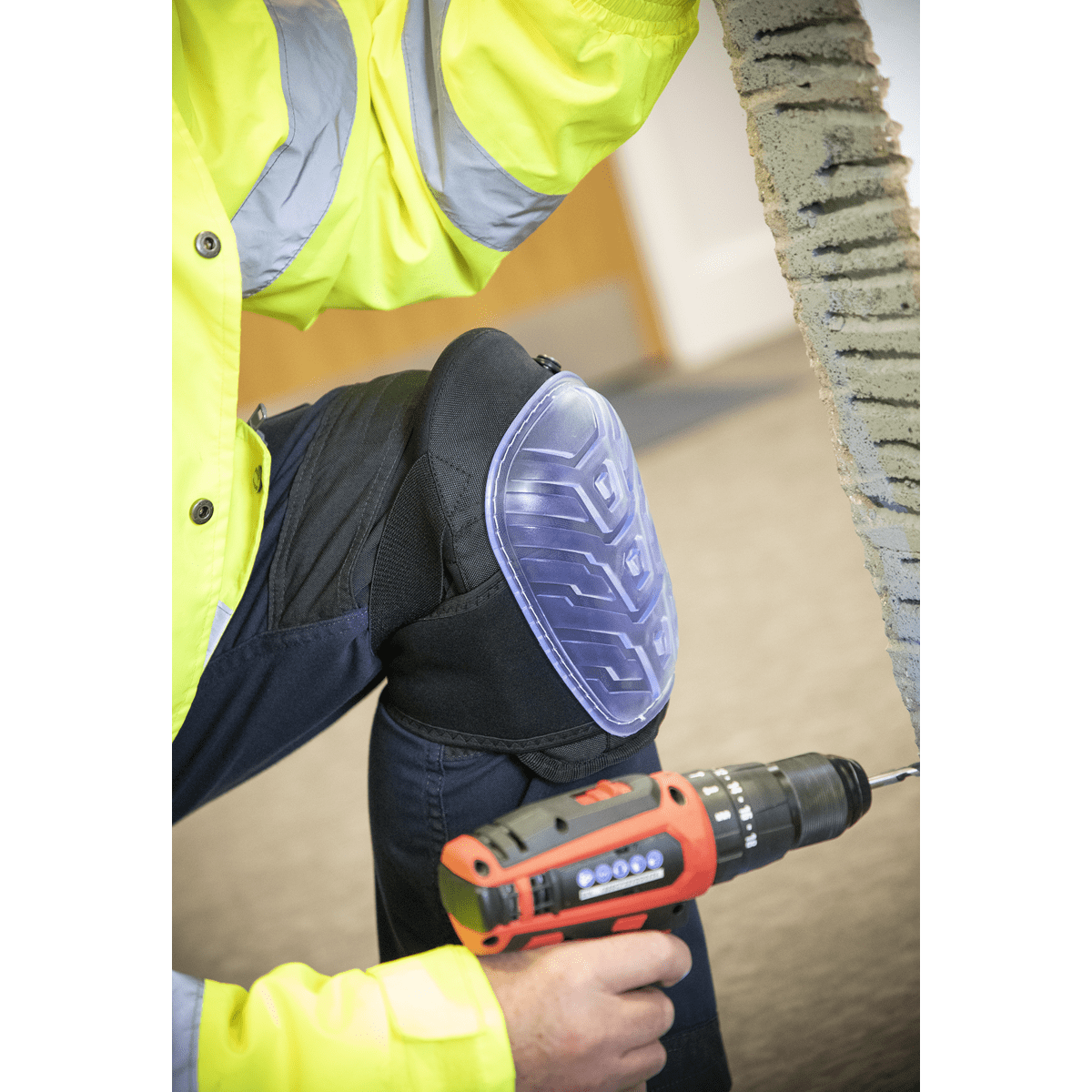 Hard Shell Gel Knee Pads - Pair