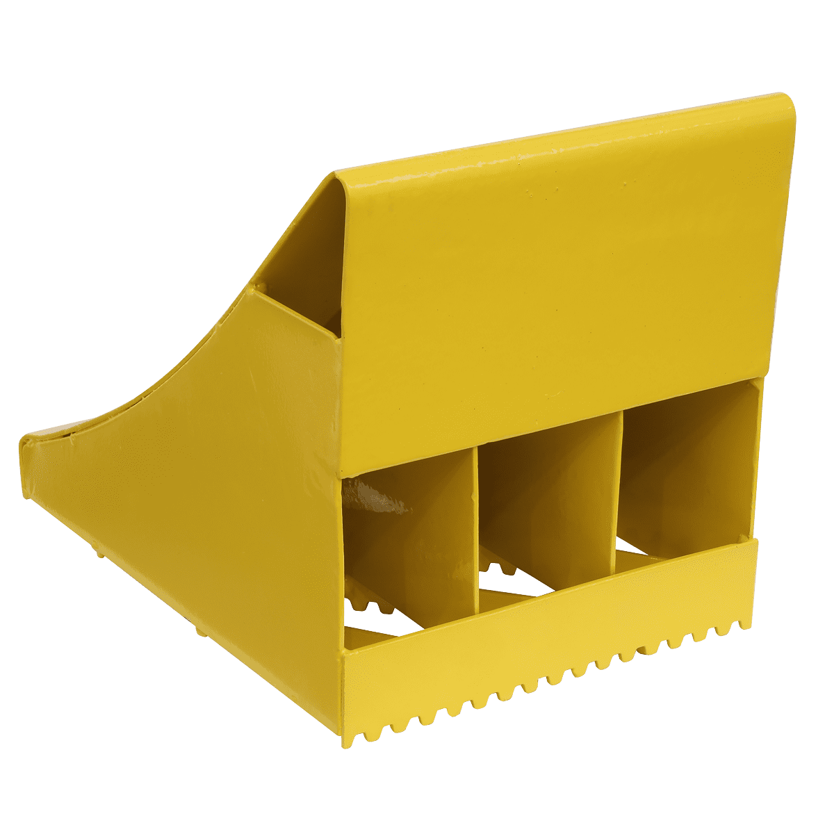 Heavy-Duty Steel Wheel Chock - Single