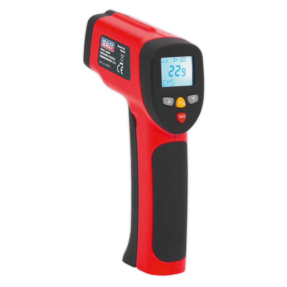 Infrared Twin-Spot Laser Digital Thermometer 12:1
