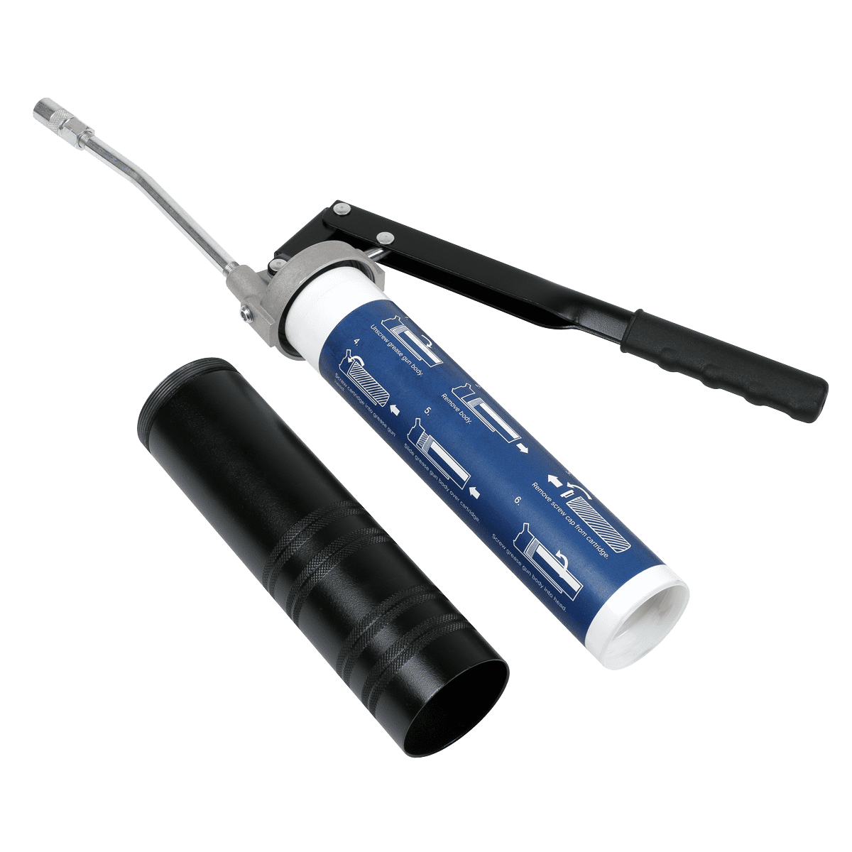 Screw-Type Grease Gun - Lever Operated