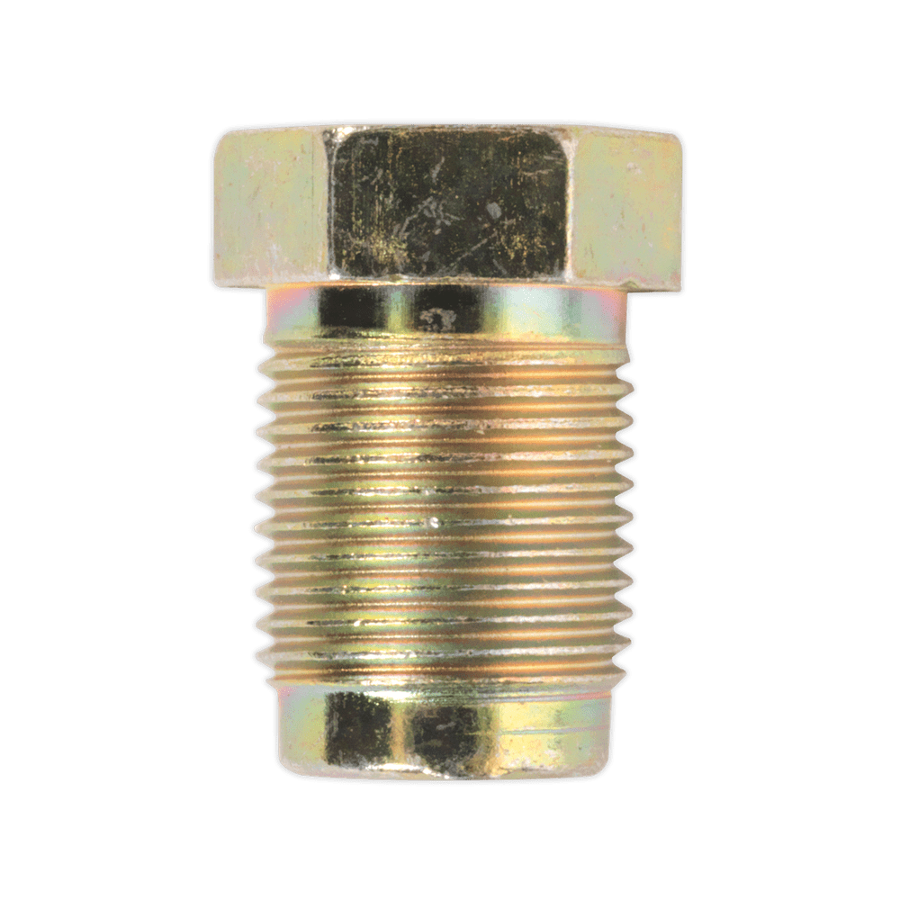 Brake Pipe Nut M12 x 1mm Male 1/4" Pipe DIN Form Pack of 10