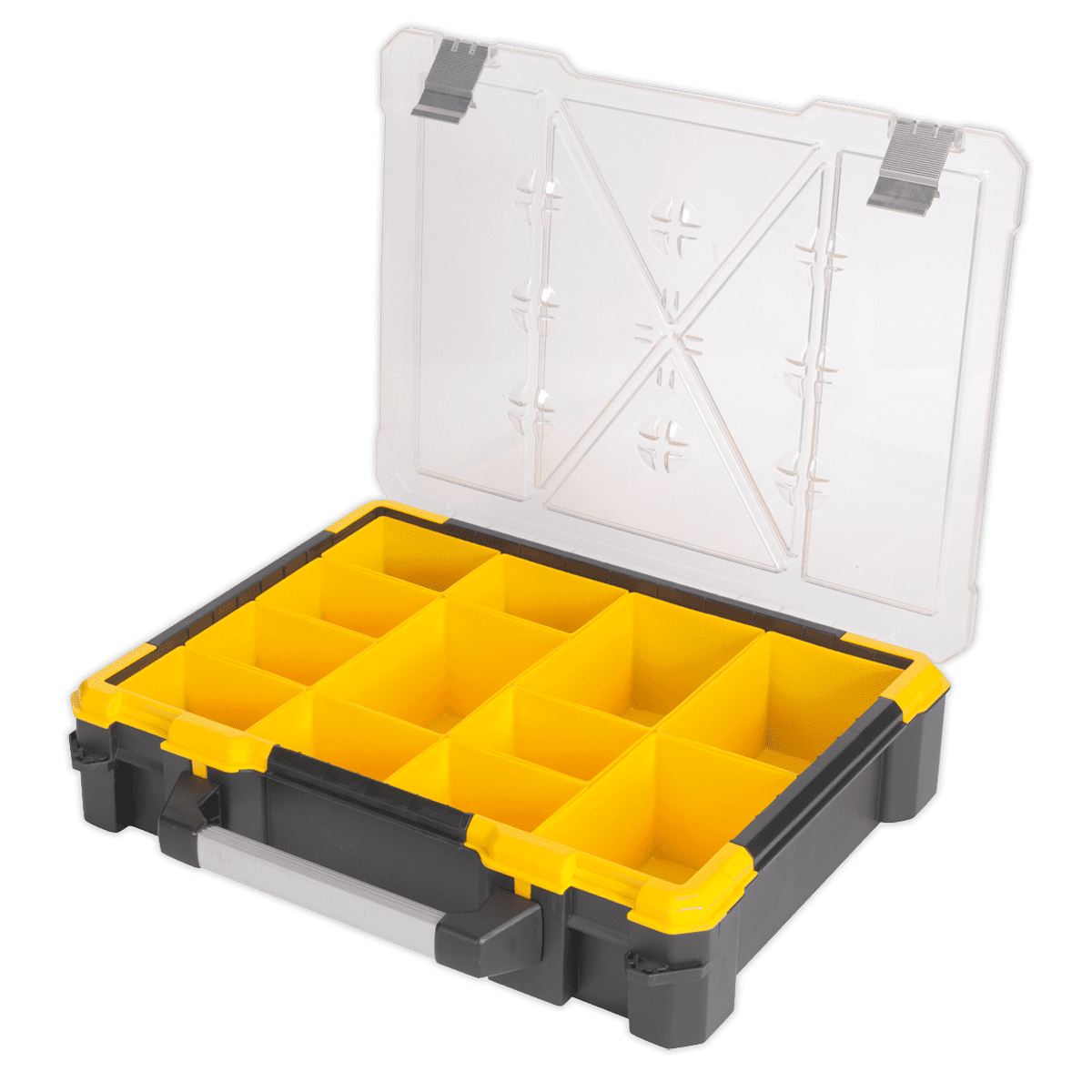 Parts Storage Case with 12 Removable Compartments