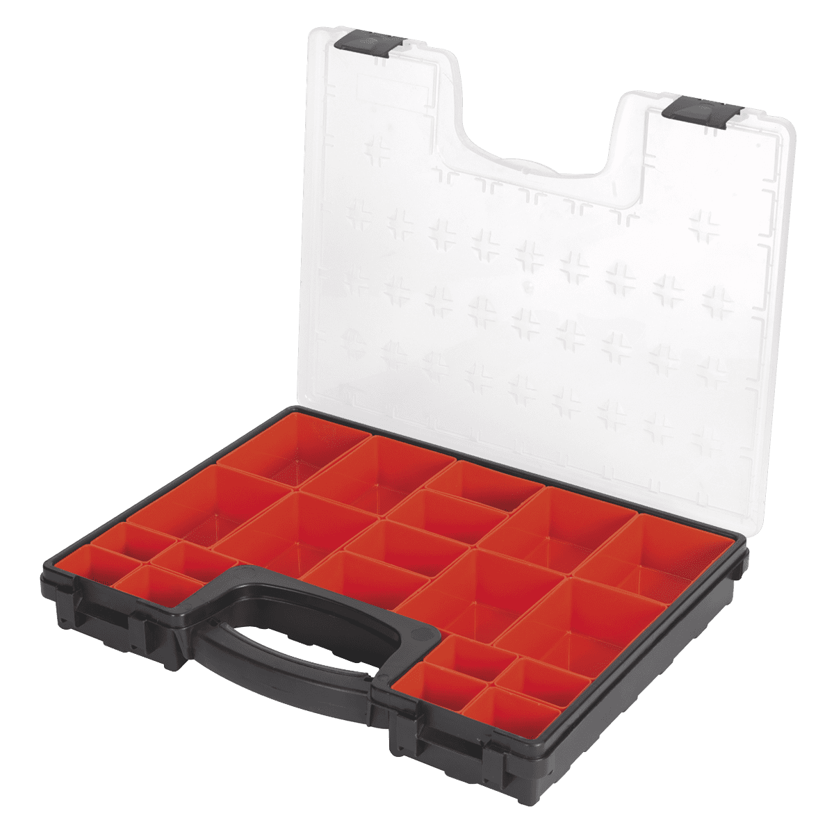 Parts Storage Case with 20 Removable Compartments