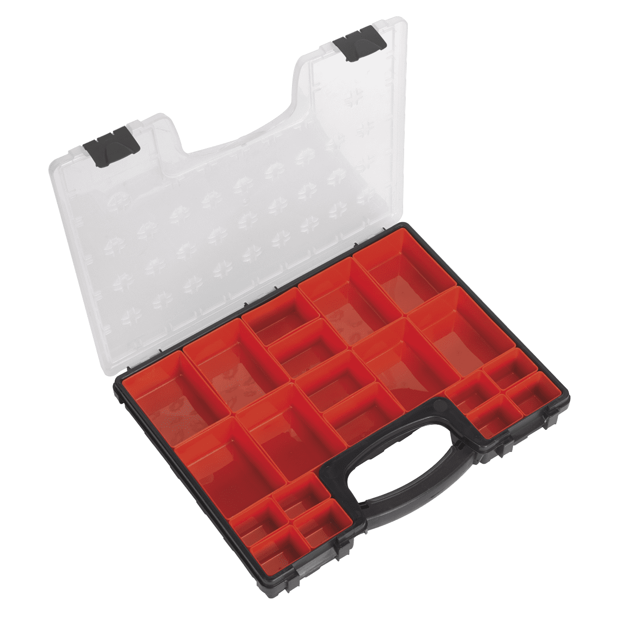 Parts Storage Case with 20 Removable Compartments