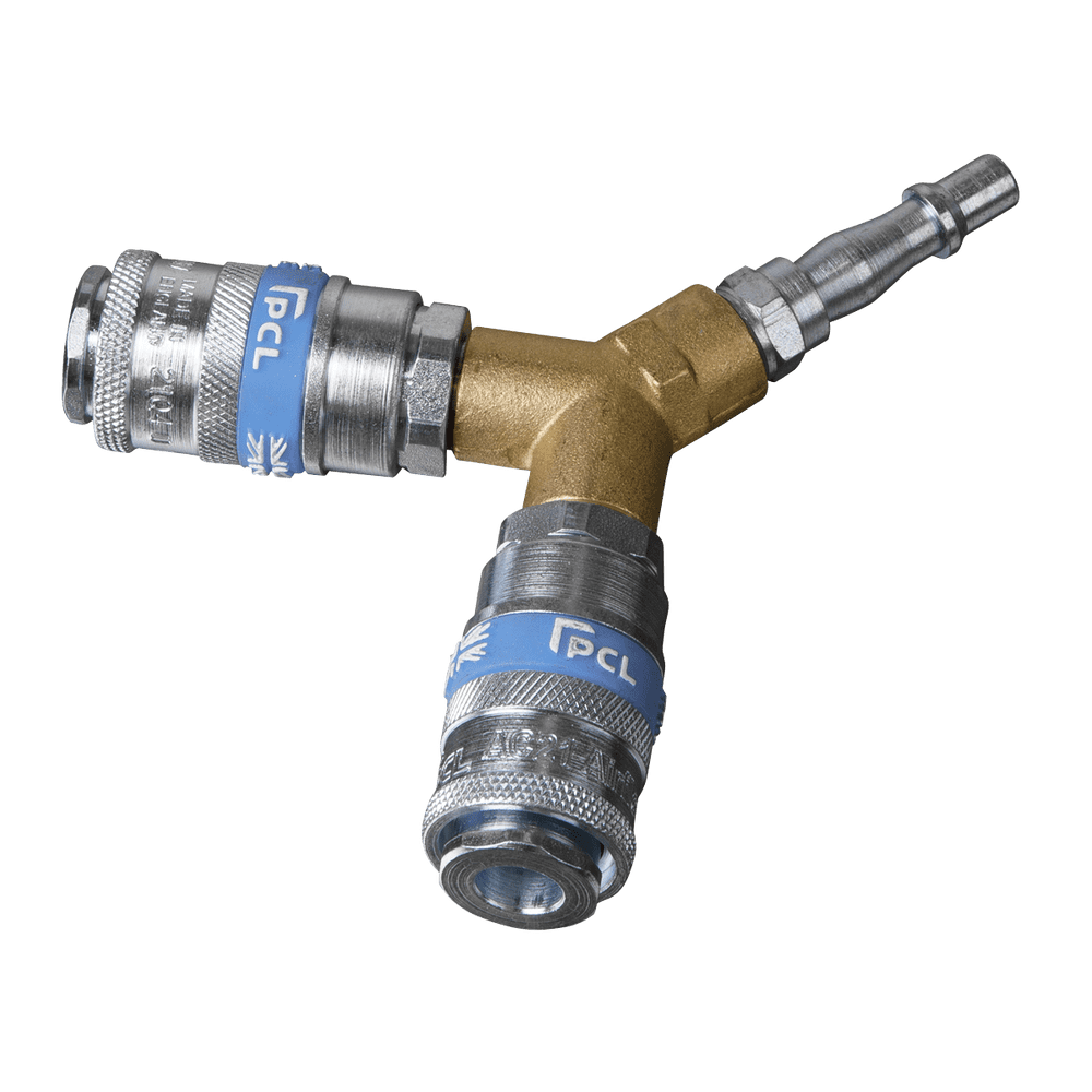 Twin Coupling Bodies Y-Adaptor
