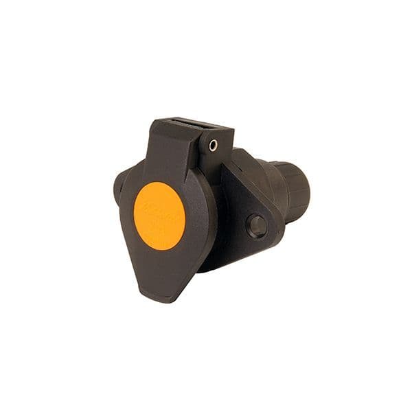 Socket Black Normal 7 Way-698/24N/00PP