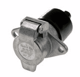 Towing electrics 24 volt 7 pin 24N Trailer socket ALT/TP800-01