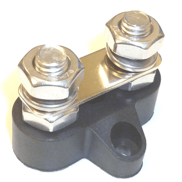 TWIN Power Distribution Post with BUSBAR M8 200Amp NEGATIVE ALT/EL1403 ...