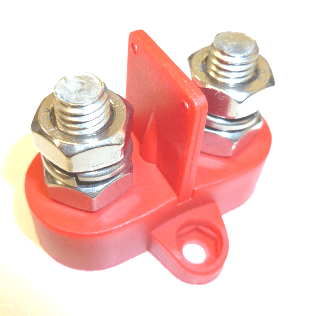 TWIN Power Distribution Post with INSULATOR M8 150Amp POSITIVE ALT ...