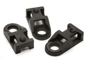 White Fixing Base for up to 5mm Cable Ties - 29 x 9 5mm 0-002-43