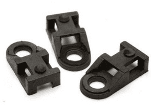 White Fixing Base for up to 5mm Cable Ties - 29 x 9 5mm 0-002-43