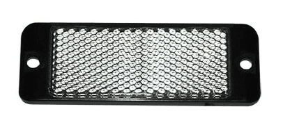 White Reflex Reflector with 2 Hole Fixing-0-505-20