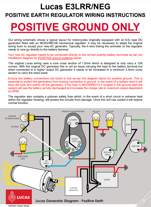 WW10253-1-82 Lucas 12V AC Generator