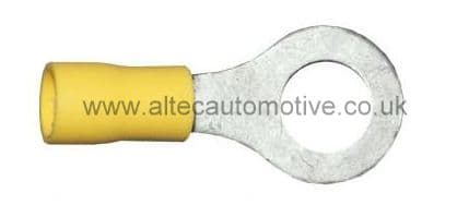 YELLOW PRE - INSULATED RING / EYELET TERMINAL