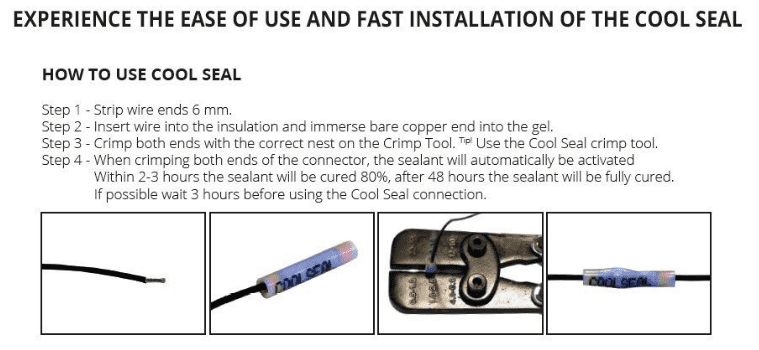 COOLSEAL & COLD SEAL BUTT SPLICES -RED -BLUE -YELLOW