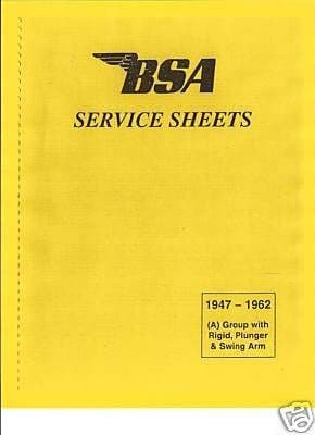 Service Sheets