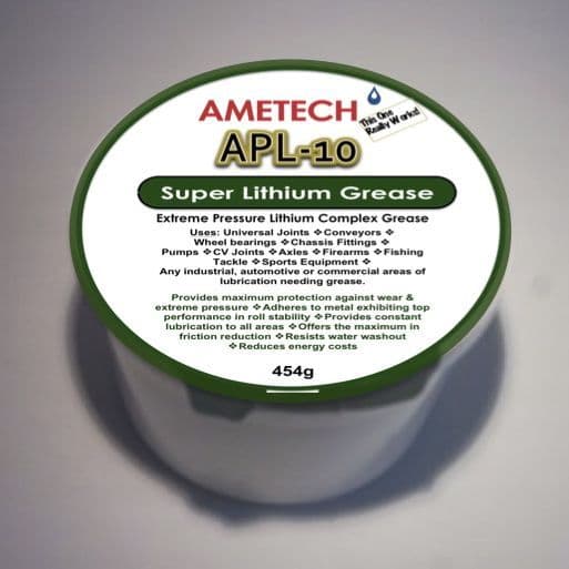 454gram 1lb tub Ametech APL10 Super Lithium Grease