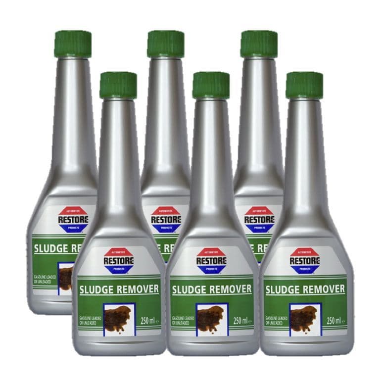 SIX BOTTLES Ametech RESTORE Sludge Remover PETROL additive