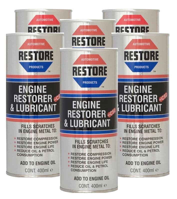 SPECIAL OFFER 6 x 400ml cans Ametech Engine RESTORE Oil