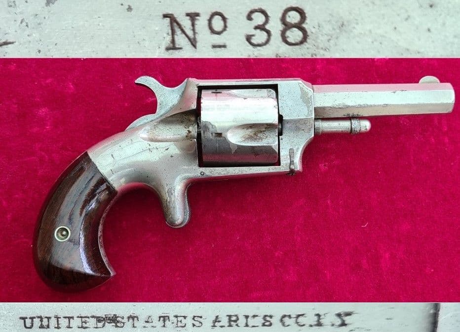 X X X SOLD X X X A 38 rimfire revolver by the United States Arms Co ...