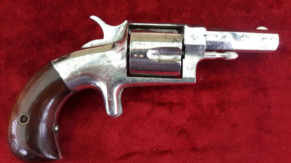 X X X SOLD X X X An American antique obsolete 5 shot 38 Rimfire Pocket ...