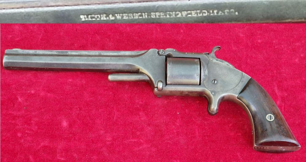 X X X SOLD X X X An American Civil War era 32 rim-fire tip-up revolver ...
