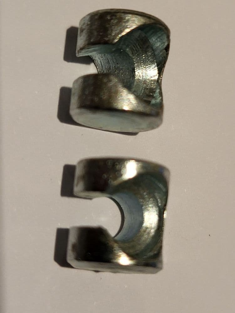 2 X CABLE NIPPLE FOR PEAR SHAPED INNER CABLES NIPPLES