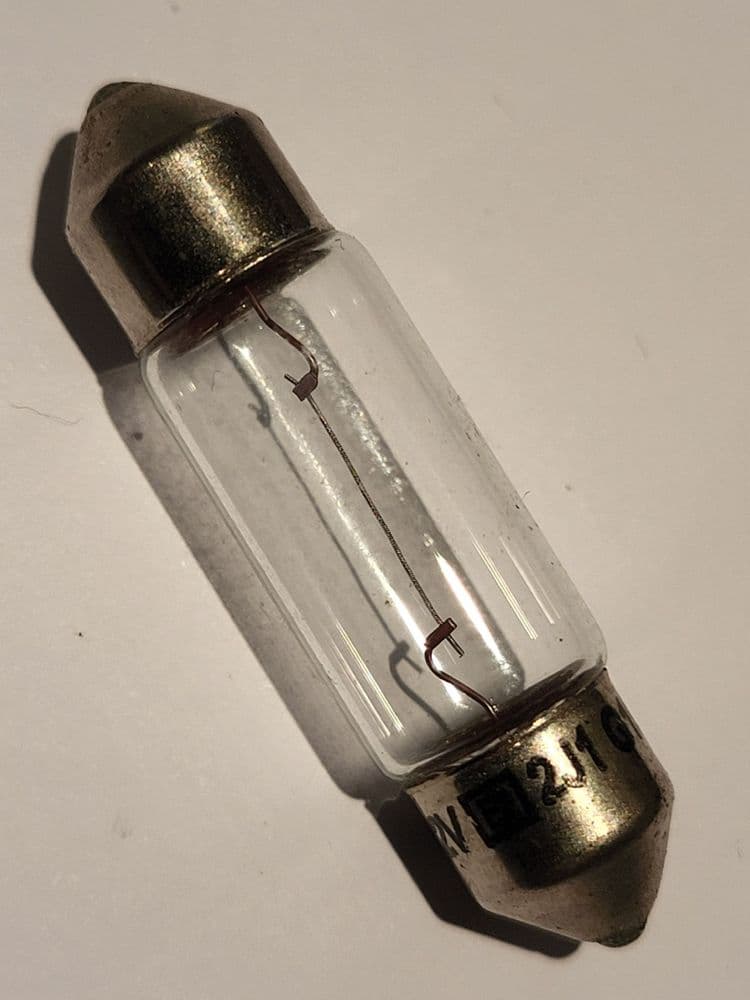 A FESTOON BULB 12 VOLT 5 WATT