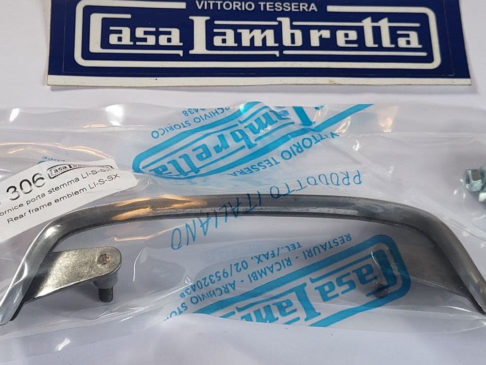 BADGE CASA LAMBRETTA REAR FRAME BADGE HOLDER